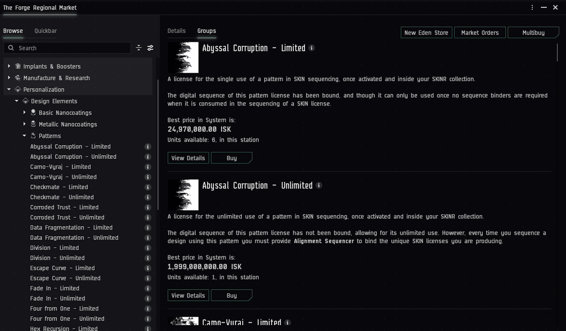 Explain how to use the updated SKINR tool! | Just EVE Online