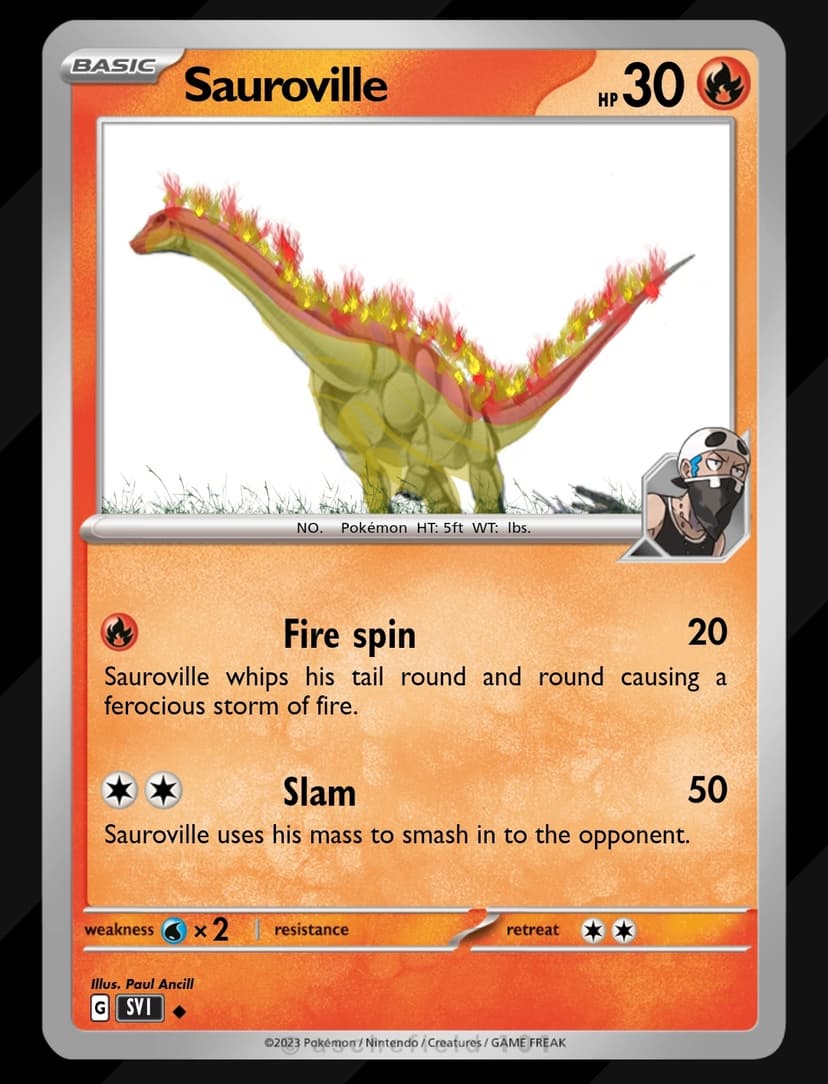 Design a new fire-type Pokémon card! | Just About Pokémon
