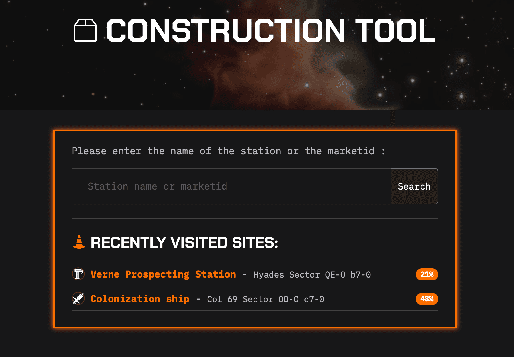 [Tool] Construction Tool for Trailblazers 📦 | Just Elite Dangerous