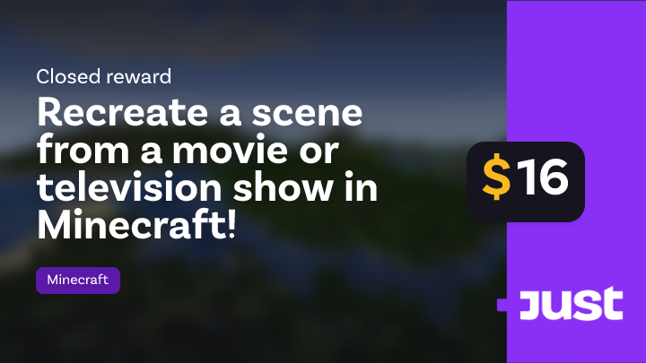 Recreate a scene from a movie or television show in Minecraft! | Just ...