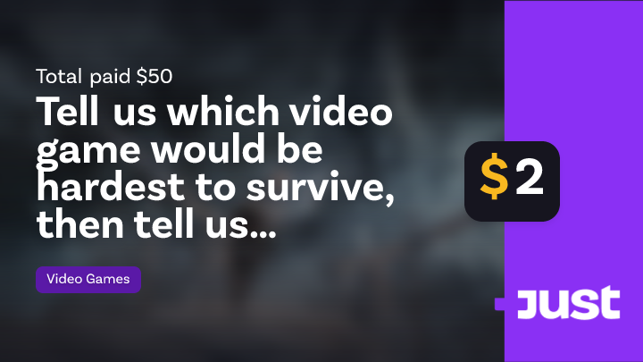 Tell us which video game would be hardest to survive, then tell us how ...