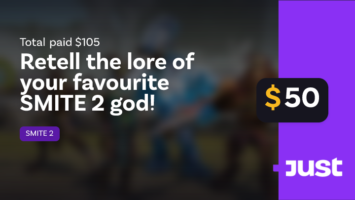 Retell the lore of your favourite SMITE 2 god! | Just SMITE 2