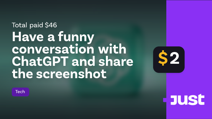 Have a funny conversation with ChatGPT and share the screenshot | Just Tech