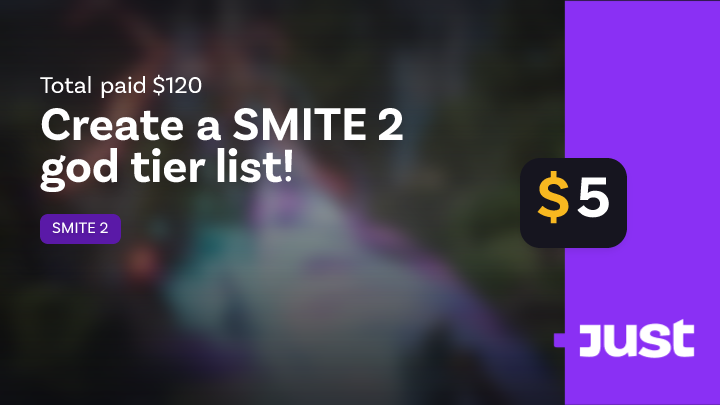 Create a SMITE 2 god tier list! | Just SMITE 2