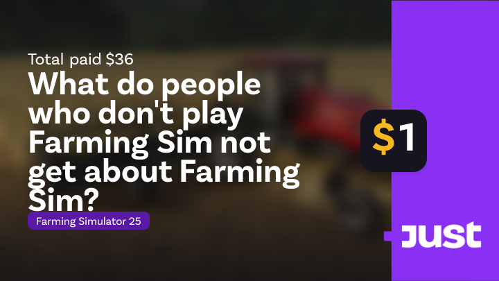 What do people who don't play Farming Sim not get about Farming Sim ...