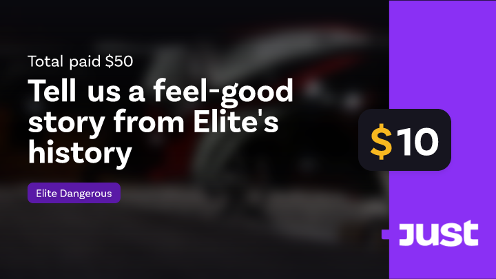Tell us a feel-good story from Elite's history | Just Elite Dangerous