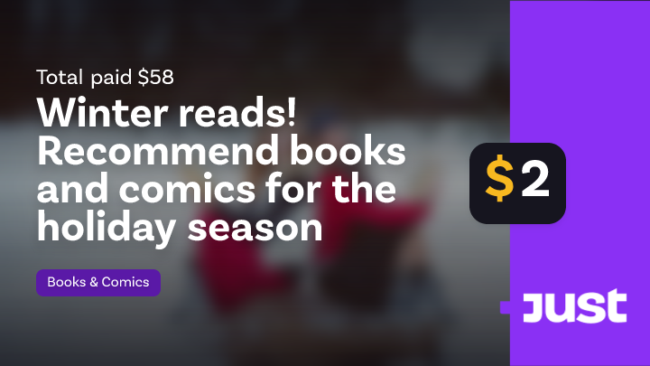 Winter reads! Recommend books and comics for the holiday season | Just ...