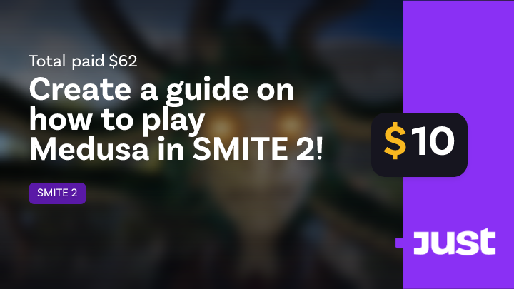 Create a guide on how to play Medusa in SMITE 2! | Just SMITE 2