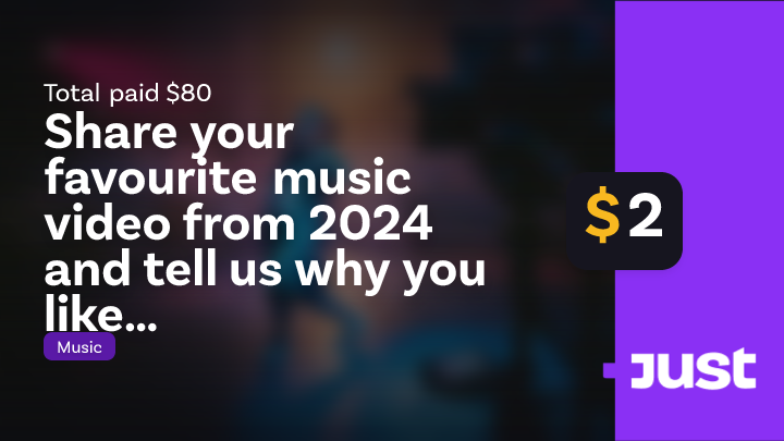 Share your favourite music video from 2024 and tell us why you like it ...