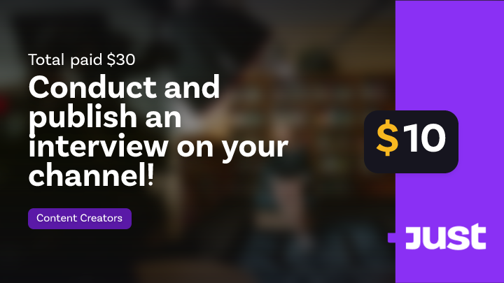 Conduct and publish an interview on your channel! | Just Content Creators