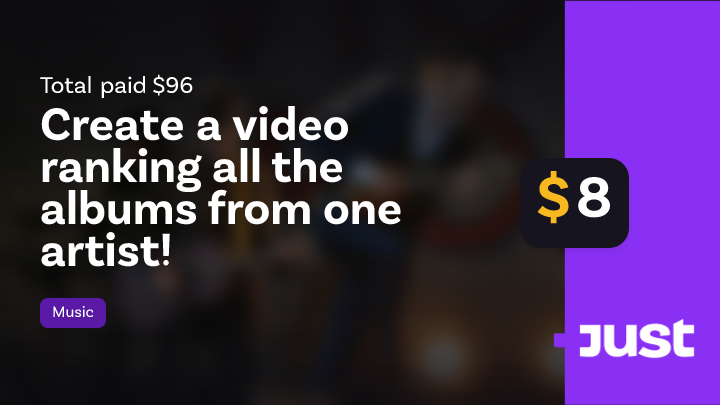 Create a video ranking all the albums from one artist! | Just Music