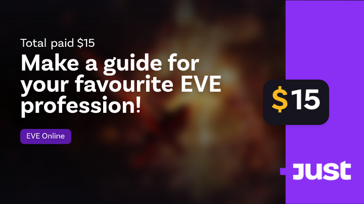 Make a guide for your favourite EVE profession! | Just EVE Online
