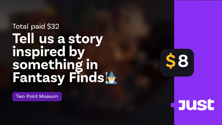Tell us a story inspired by something in Fantasy Finds🧙‍♂️ | Just Two ...