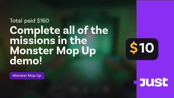 Complete all of the missions in the Monster Mop Up demo! | Just Monster ...