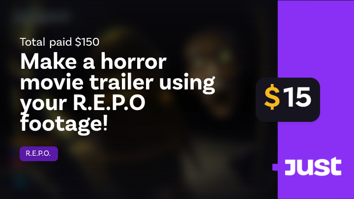 Make a horror movie trailer using your R.E.P.O footage! | Just R.E.P.O.