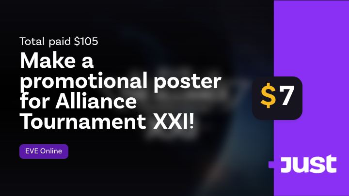 Make a promotional poster for Alliance Tournament XXI! | Just EVE Online
