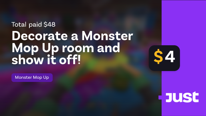 Decorate a Monster Mop Up room and show it off! | Just Monster Mop Up