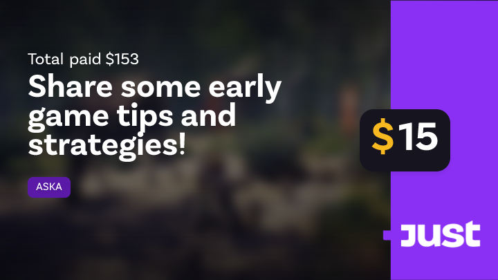 Share some early game tips and strategies! | Just ASKA