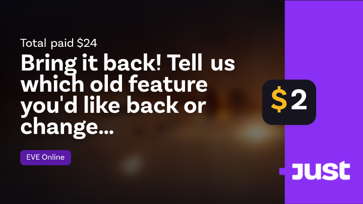 Bring it back! Tell us which old feature you'd like back or change ...