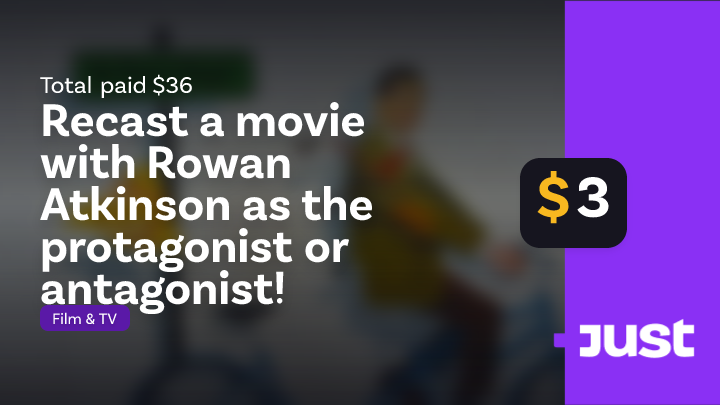 Recast a movie with Rowan Atkinson as the protagonist or antagonist ...