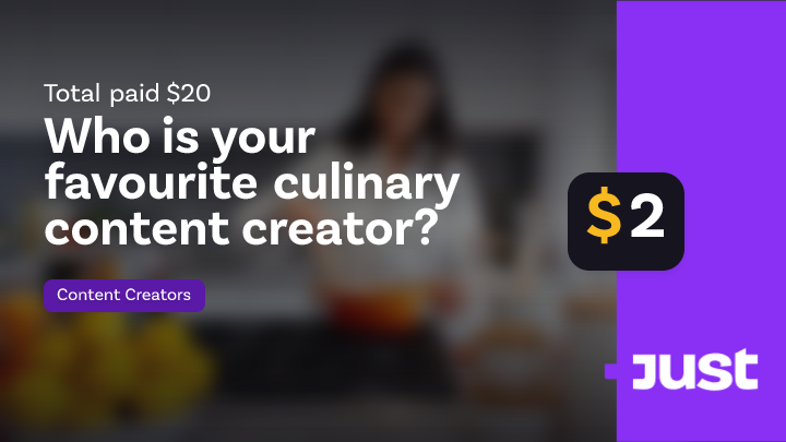 Who is your favourite culinary content creator? | Just Content Creators