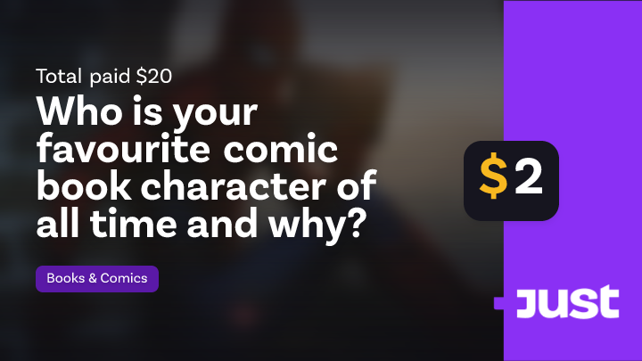 Who is your favourite comic book character of all time and why? | Just ...