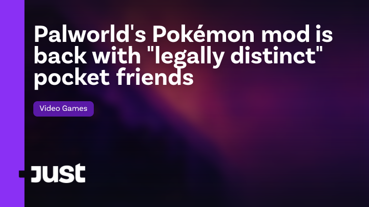 Palworld's Pokémon mod is back with "legally distinct" pocket friends ...