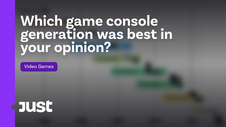 Which game console generation was best in your opinion? | Just Video Games